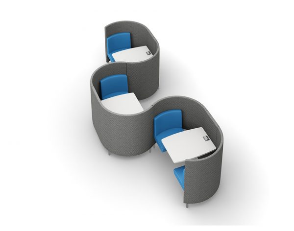Two person study booth - Pod | Agati Furniture