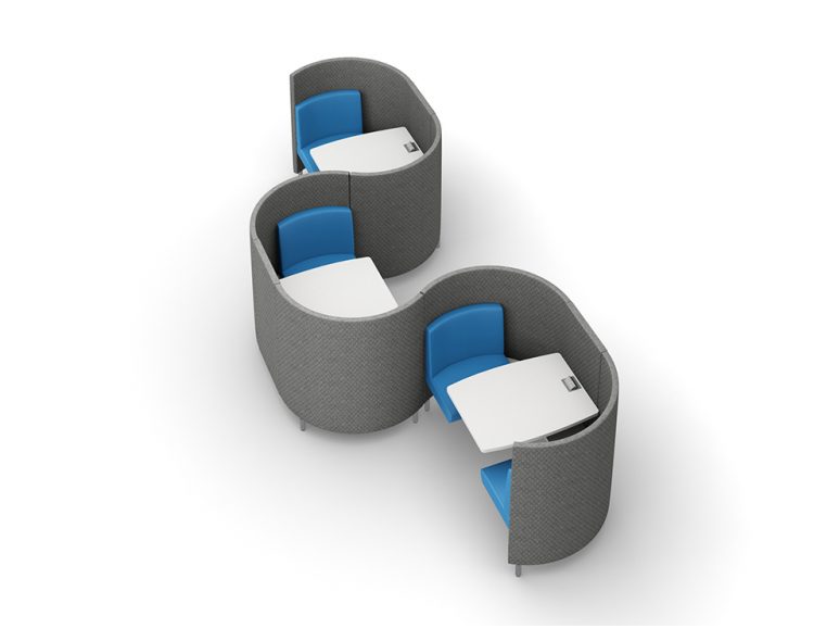 Two person study booth - Pod | Agati Furniture