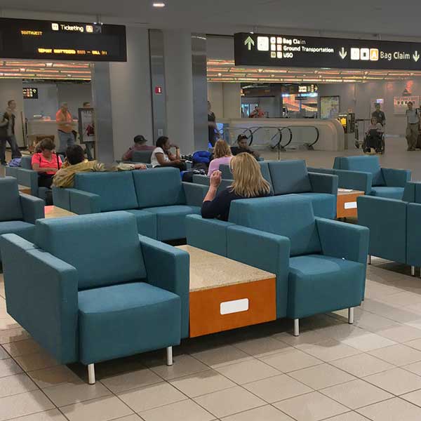 Airport Cluster Seating - Made in the USA