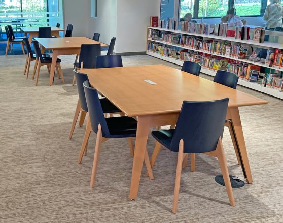 Library Tables for Public, Academic and Research Libraries