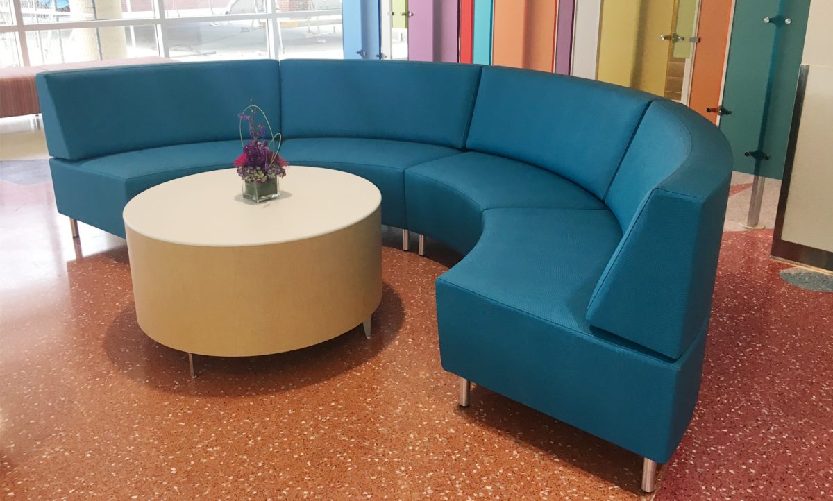 Curved Lounge Furniture for Public Spaces - Agati Furniture