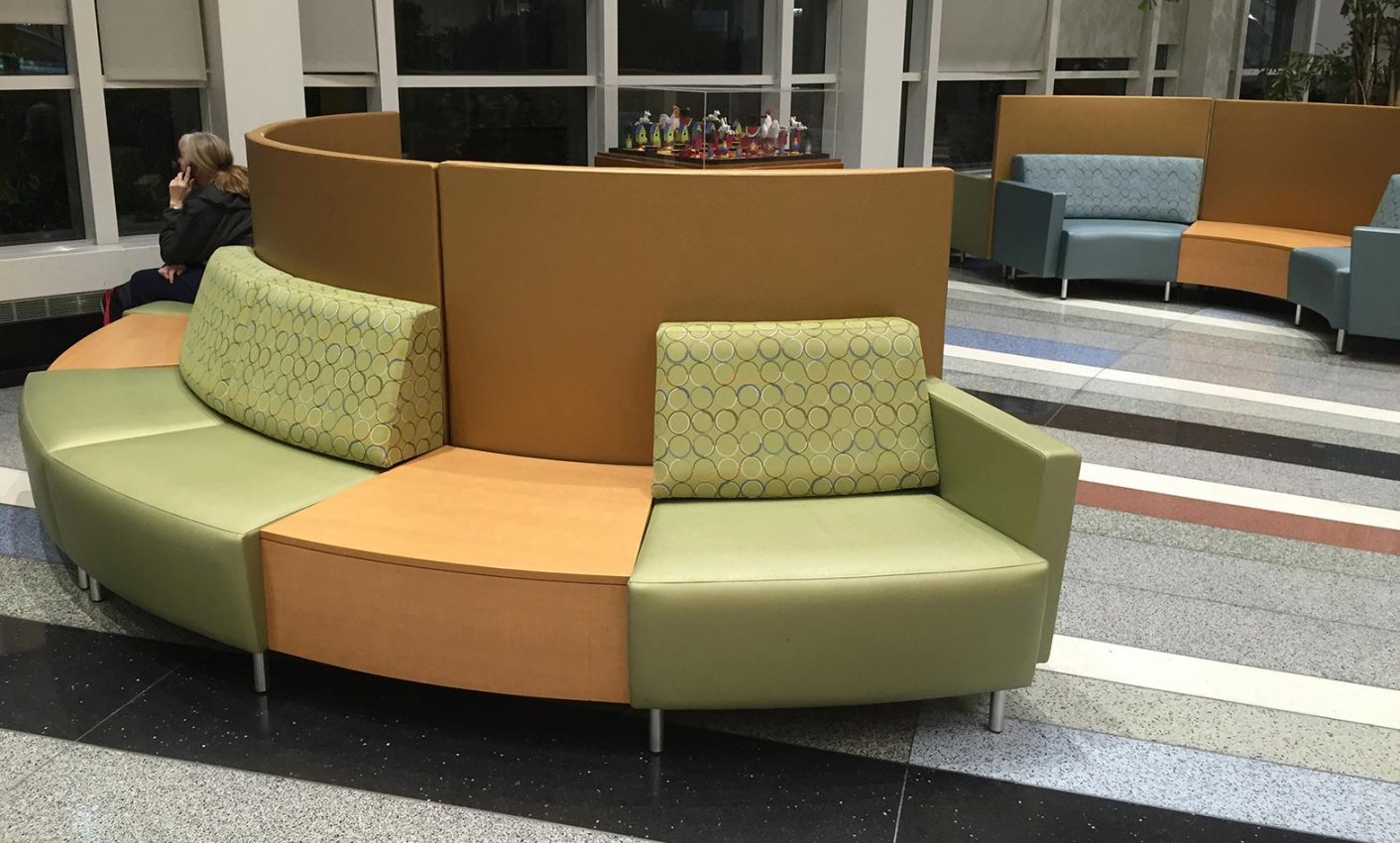 Curved Lounge Furniture for Public Spaces - Agati Furniture
