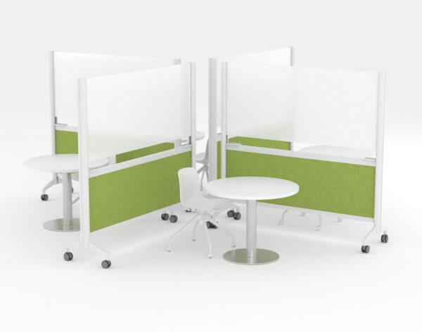 Mobile Whiteboard Partitions - STURDY
