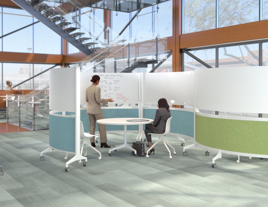 Framework Curved Moveable Wall - Agati Furniture