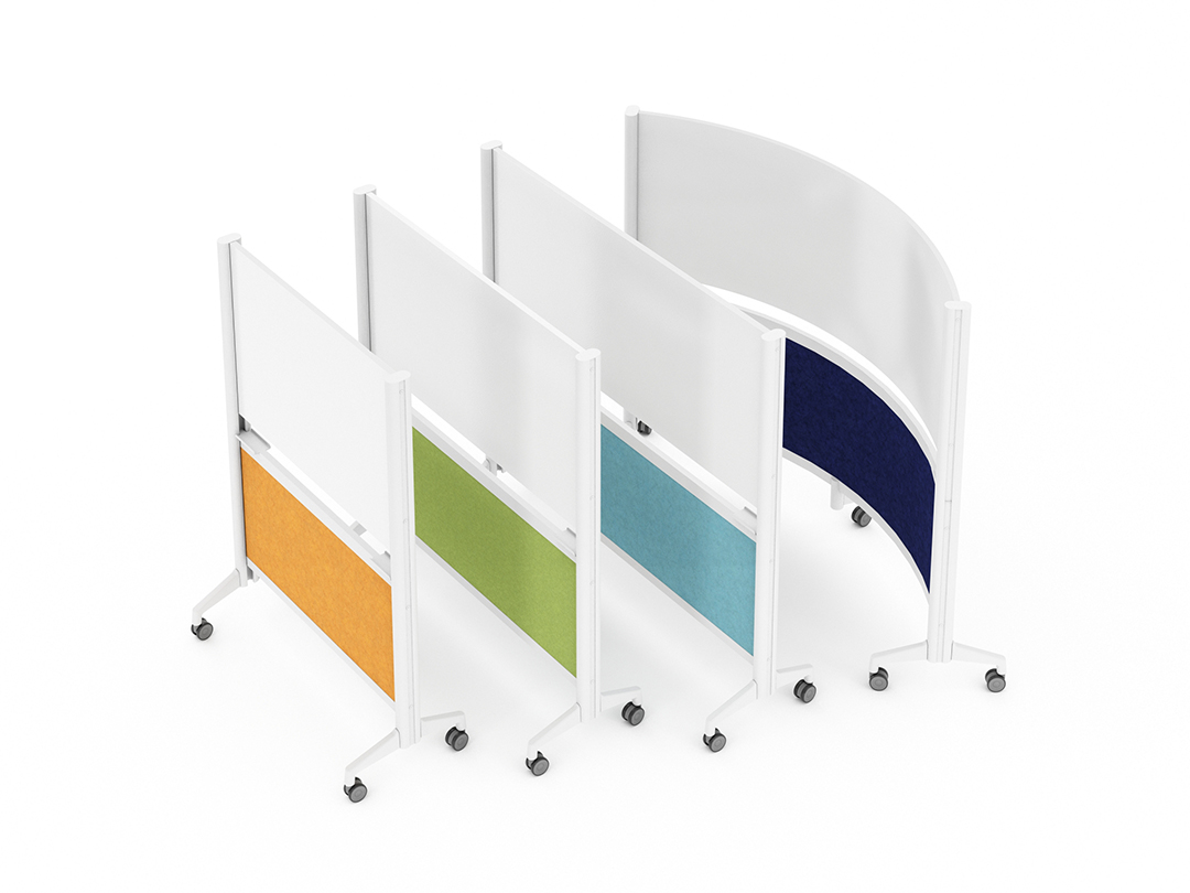 Framework Curved and Straight Moveable Walls - Agati Furniture