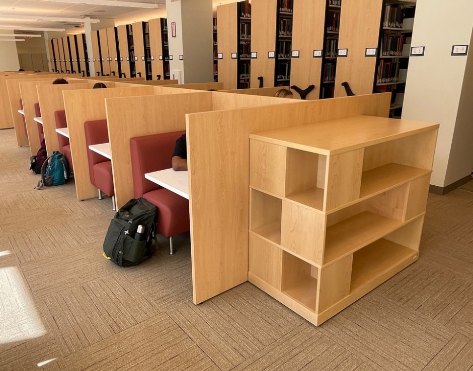 Custom, Curved and Mobile library shelving