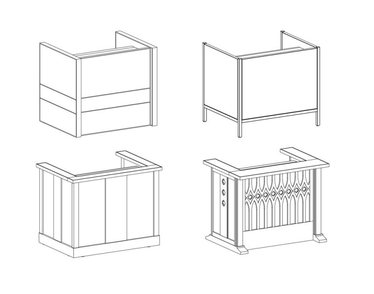 Witness Stand - Agati Furniture