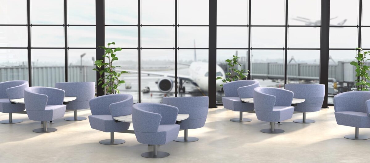 Airport Cluster Seating - Made in the USA
