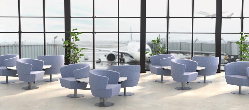 Airport Cluster Seating - Made in the USA