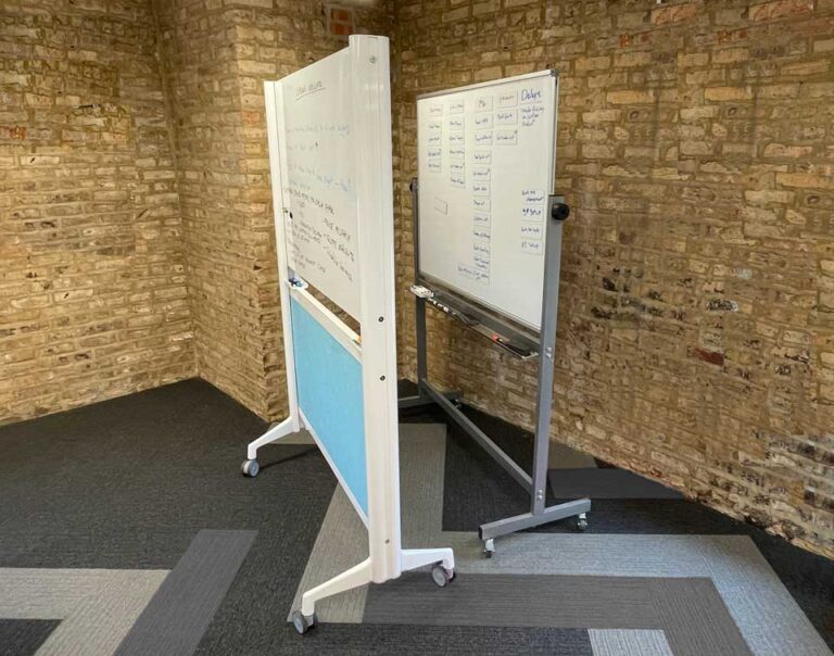 Whiteboard Walls on Wheels - Mobile Partitions