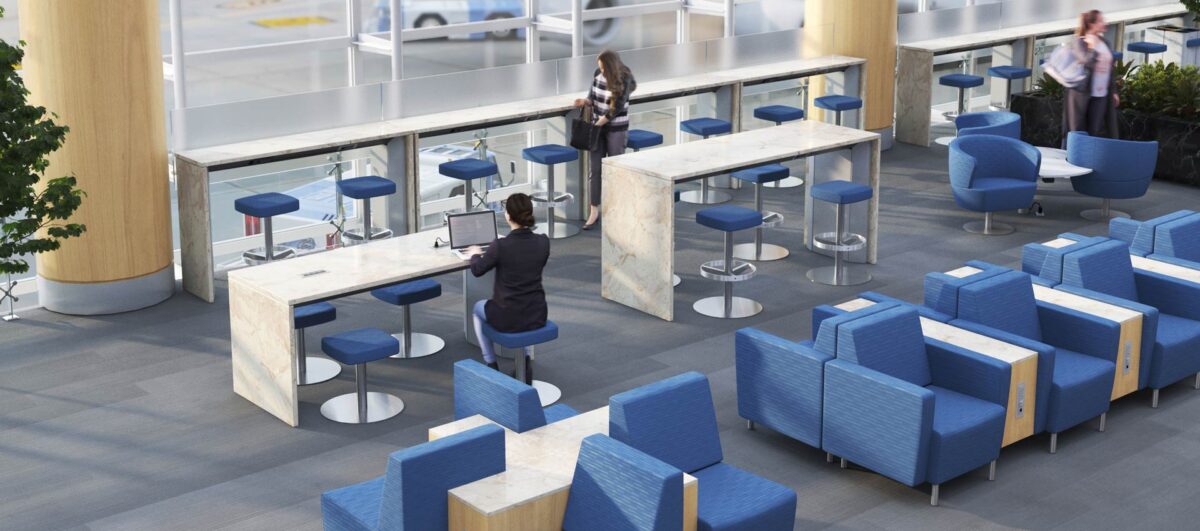 Furniture for Airports, Libraries and Universities