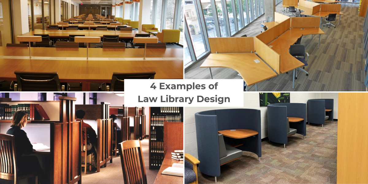 4 Examples of Law Library Design - Agati Furniture