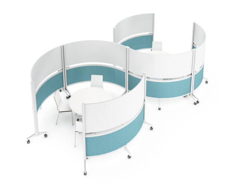 Whiteboard Walls on Wheels - Mobile Partitions
