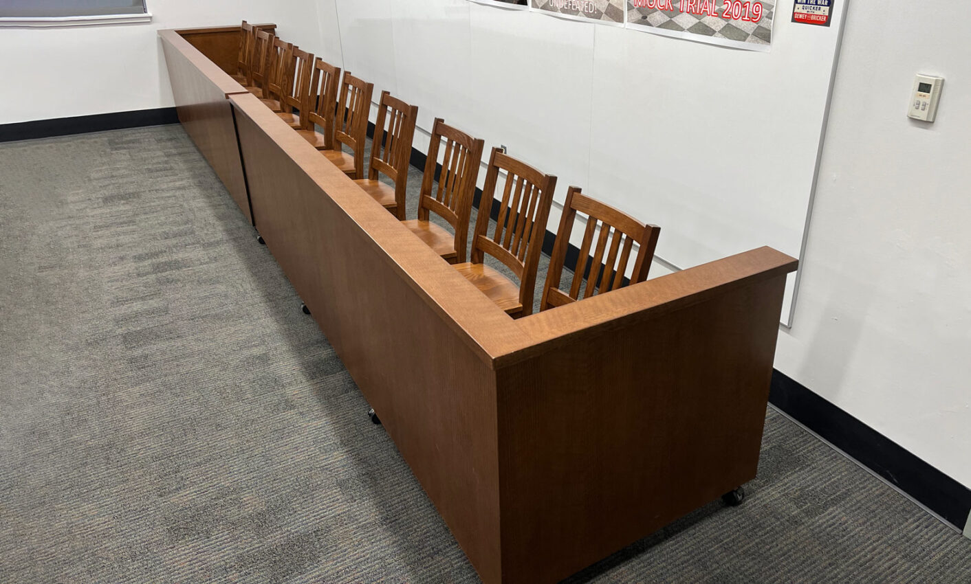 Florin High School - Mock Courtroom - Agati Furniture