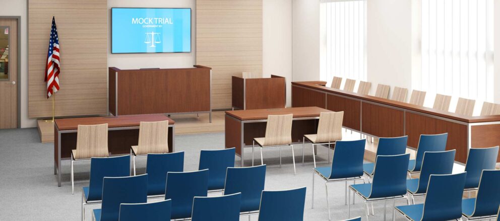 Courtroom Benches, Tables and Seating